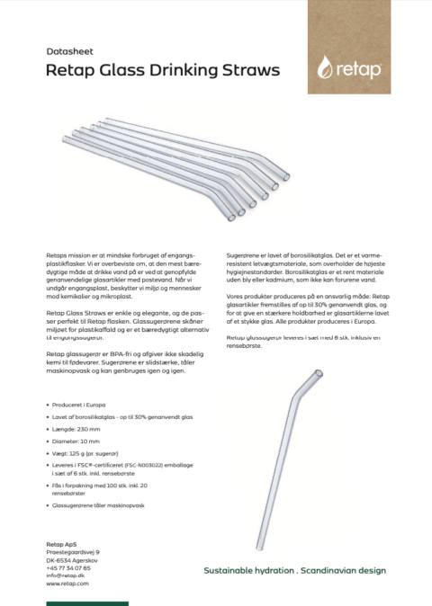 Product data sheets - Retap