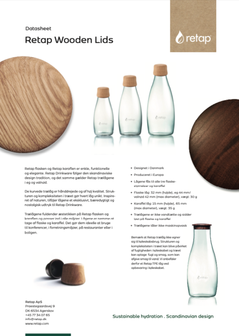 Product data sheets - Retap